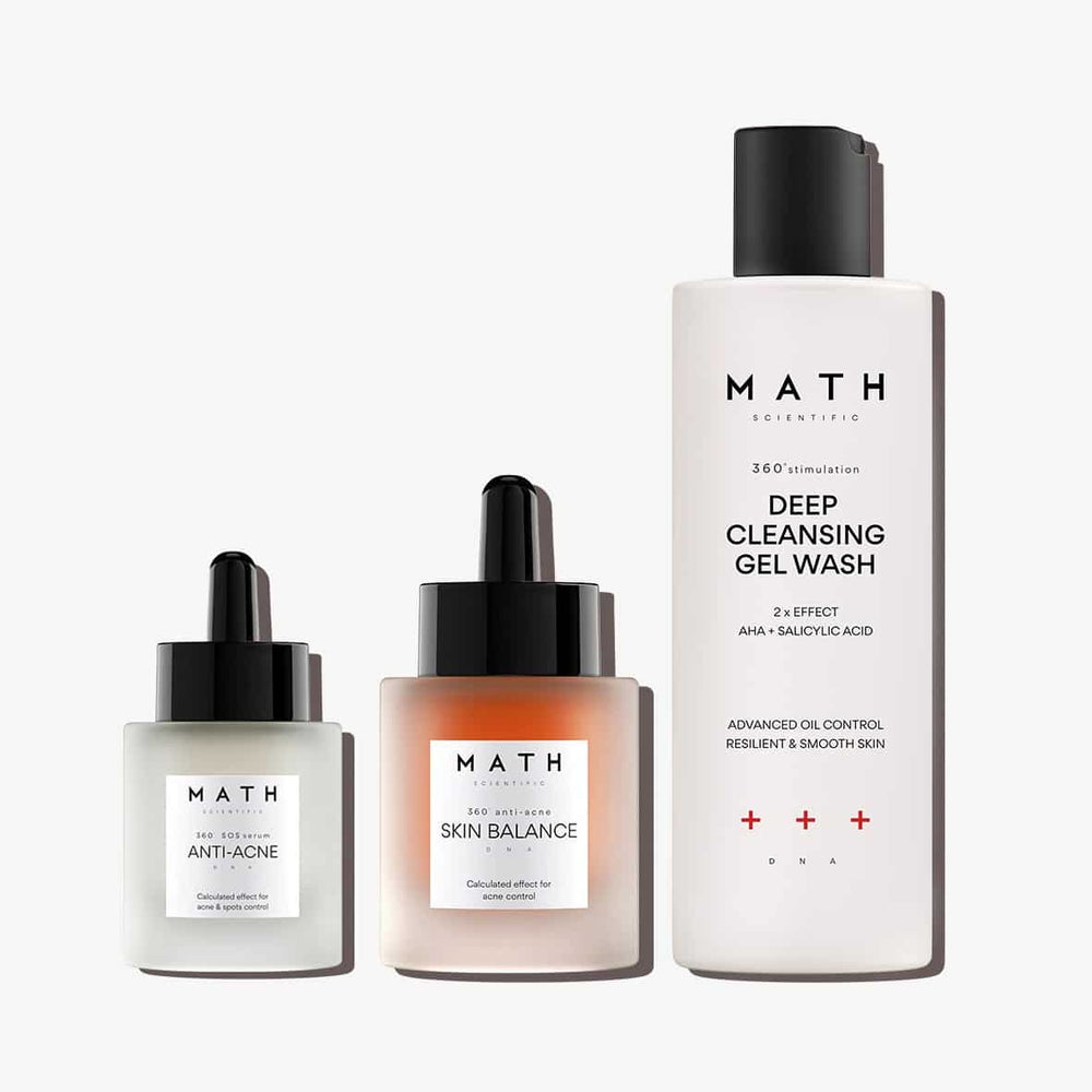Anti-acne set for acne-prone skin